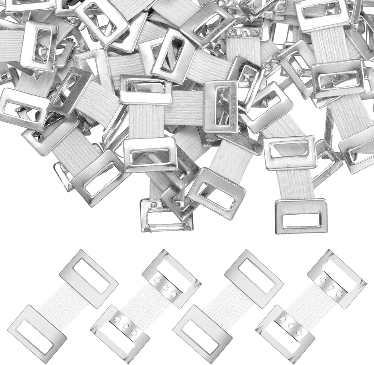 Elastic Bandage Clips,20 Pcs Bandage Wrap Clips, White Bandage Clips ...