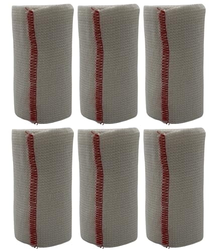 Elastic Bandage Wrap with Self-Closure 3" X 15 Feet Stretched ...