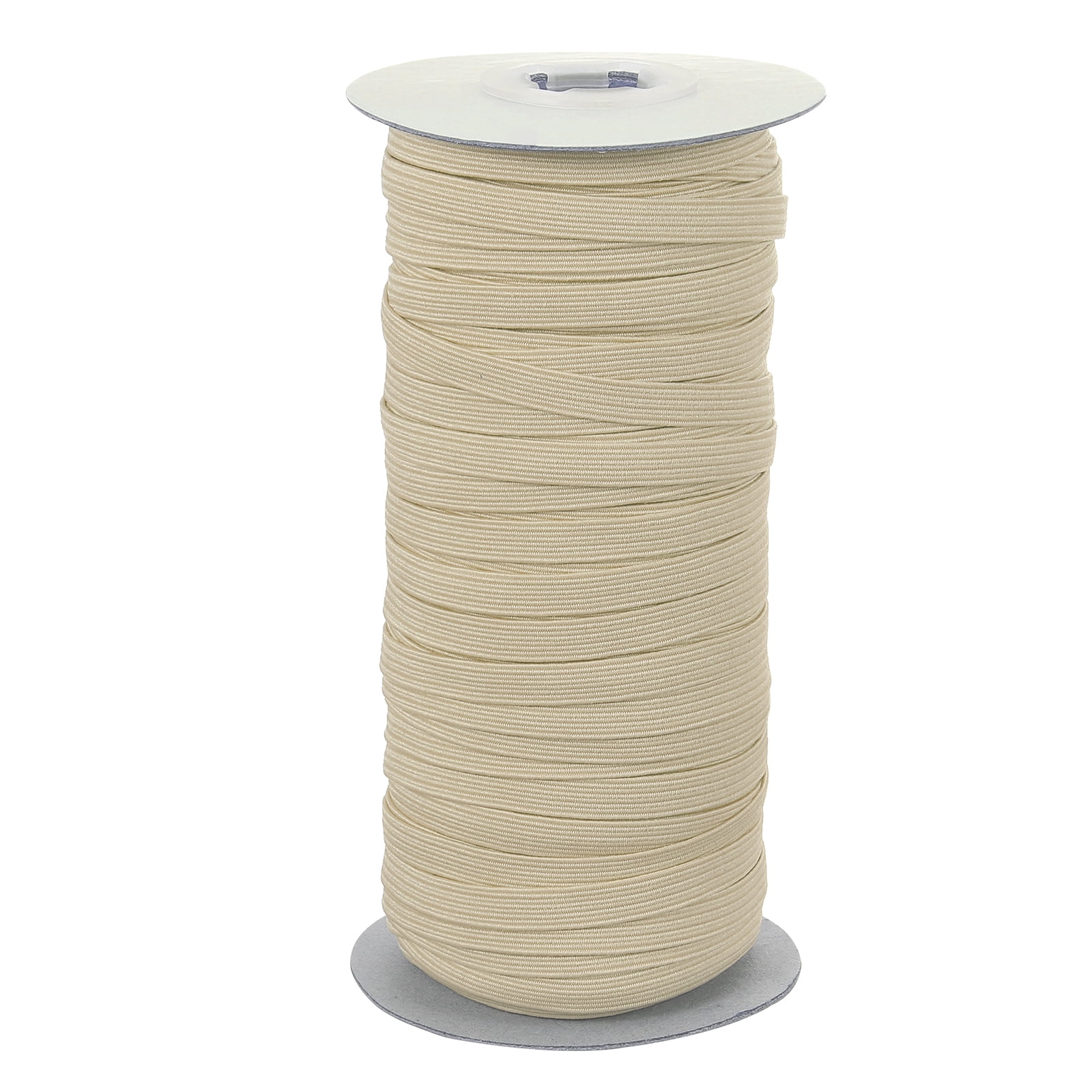 Elastic Bands 1/4 Inch x 50 Yards Polyester Flat Elastic Cord Stretch ...
