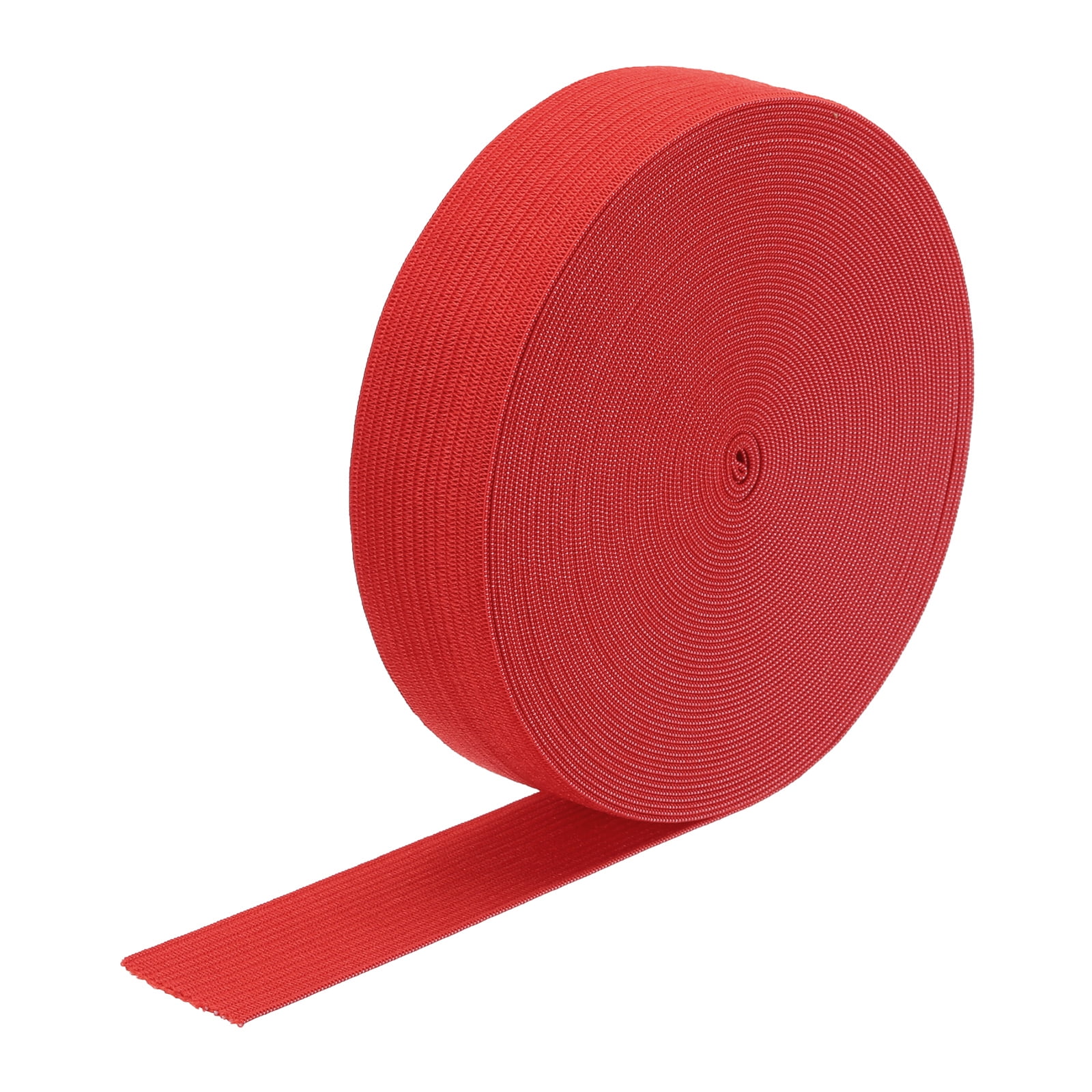 Uxcell Elastic Bands for Sewing 1" 10 Yard Bright Red Knit Elastic ...