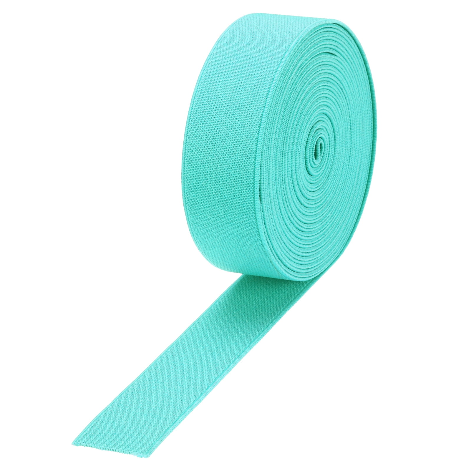 Elastic Bands for Sewing 1"(2.5cm) 5 Yard Light Blue Knit Elastic Spool for Wigs, Waistband ...
