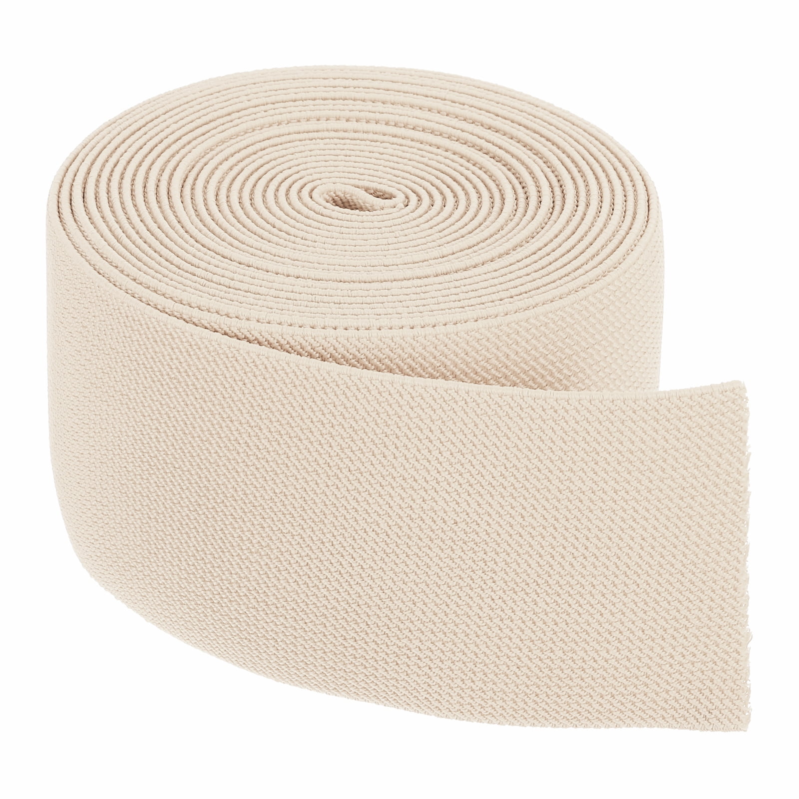 Elastic Bands for Sewing 3 Inch x 5 Yards Beige Knit Elastic Spool ...
