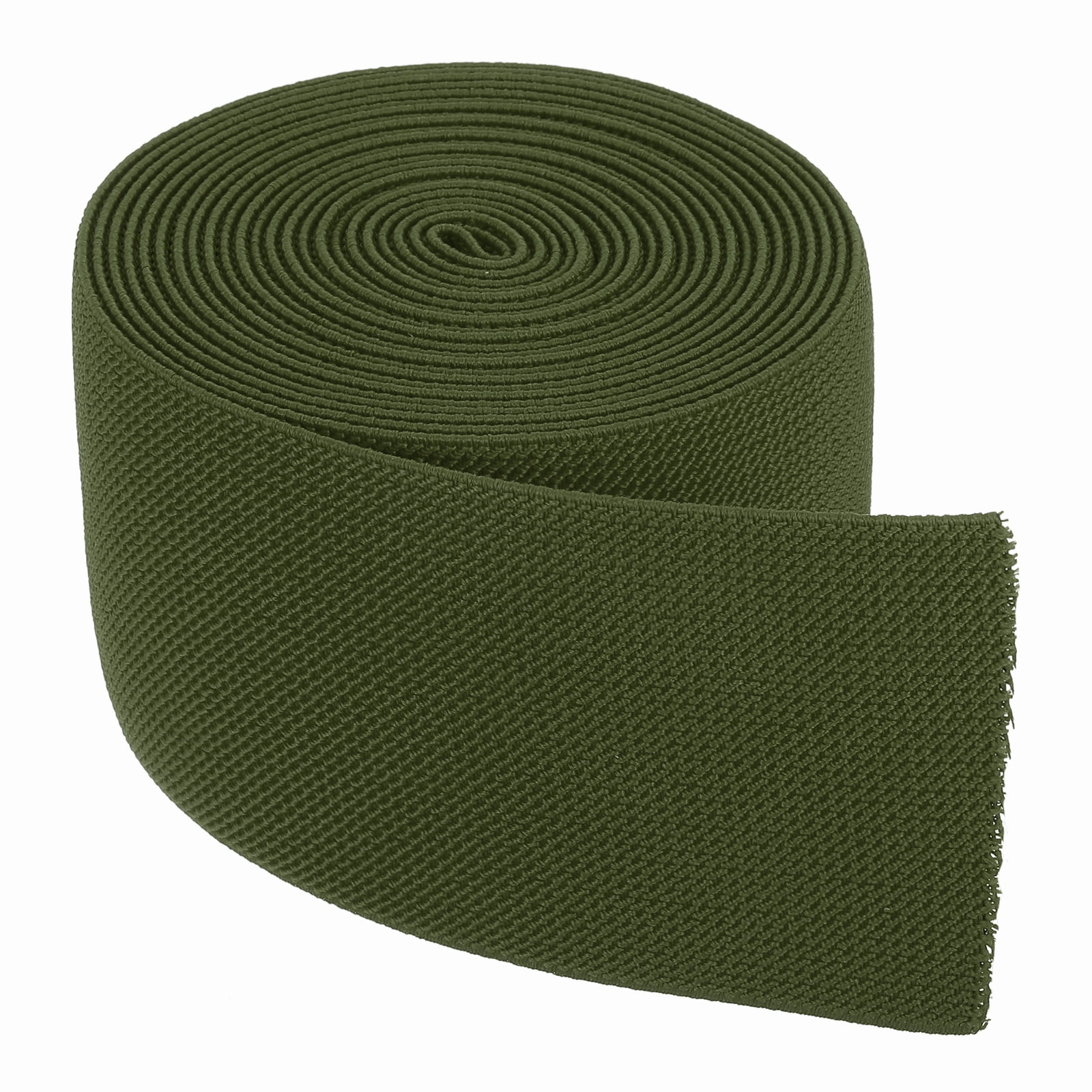 Elastic Bands for Sewing 3 Inch x 5 Yards Olive Green Knit Elastic ...