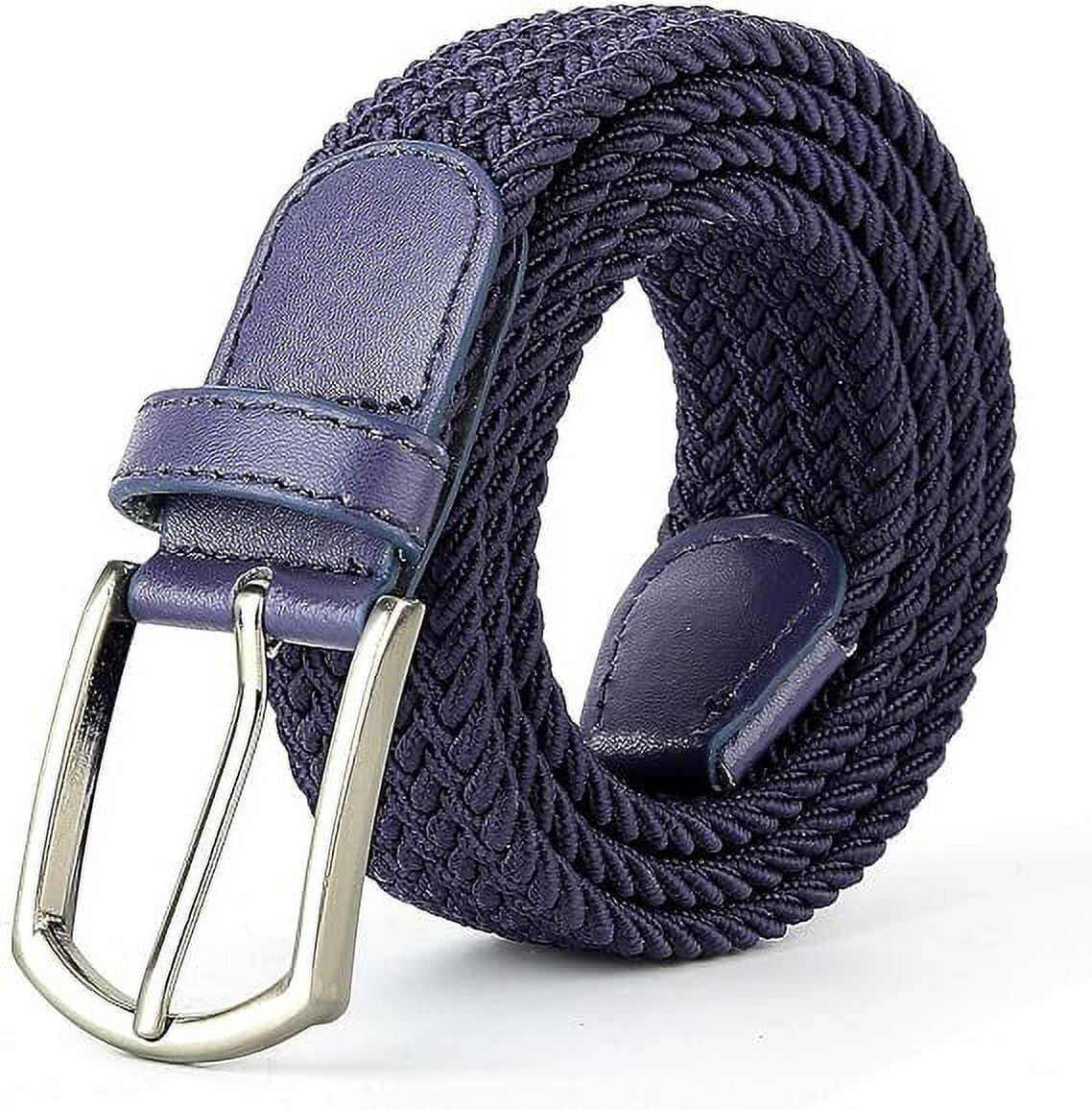 Elastic Belts for Men, Braided Belt, Canvas Woven Elastic Stretch Belts ...