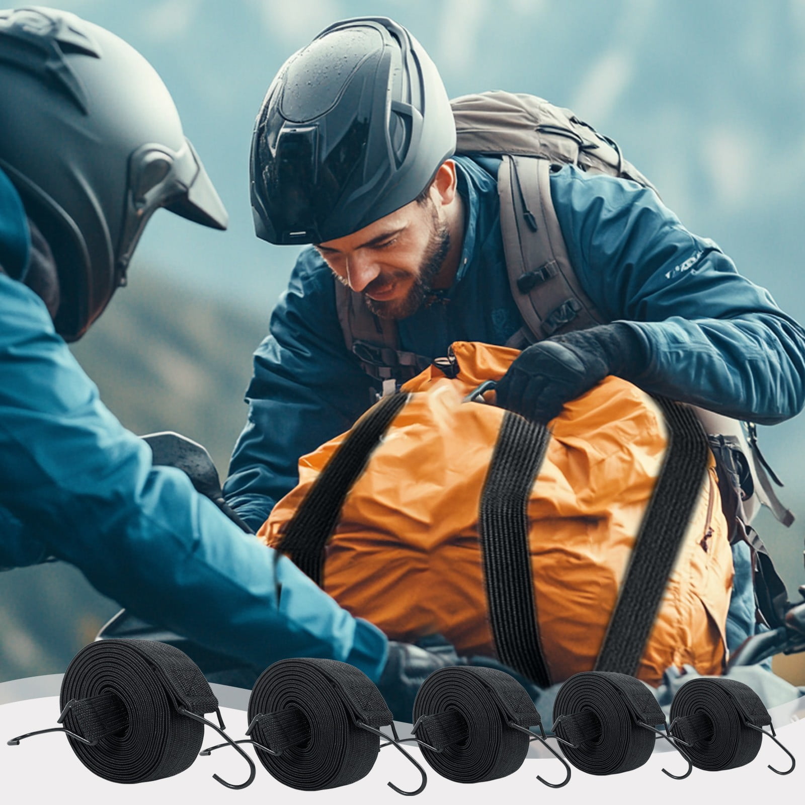 Elastic Binding Strap for Truck Motorcycle Secure Tie Down Rope | Super ...