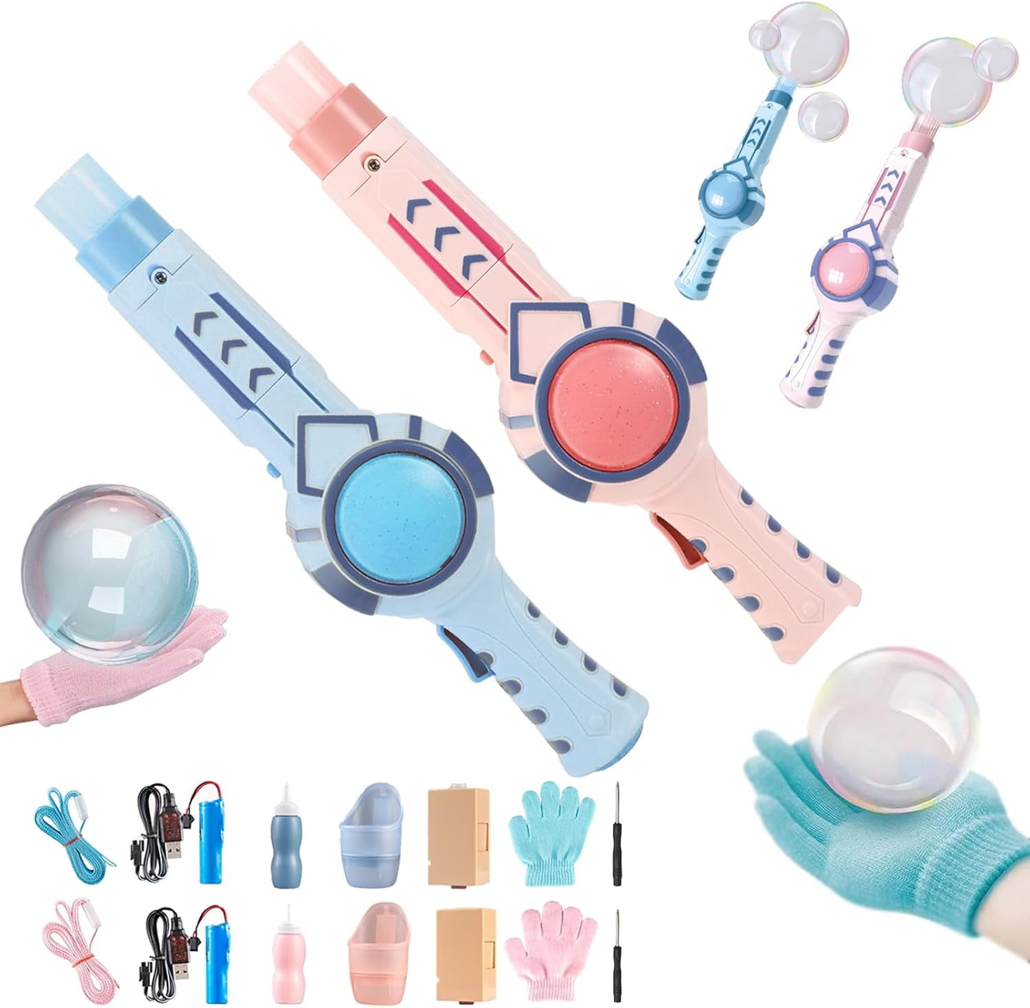 Elastic Bubble Fog Wand, Bubble Machine Elastic Bubble Fog, Automatic ...