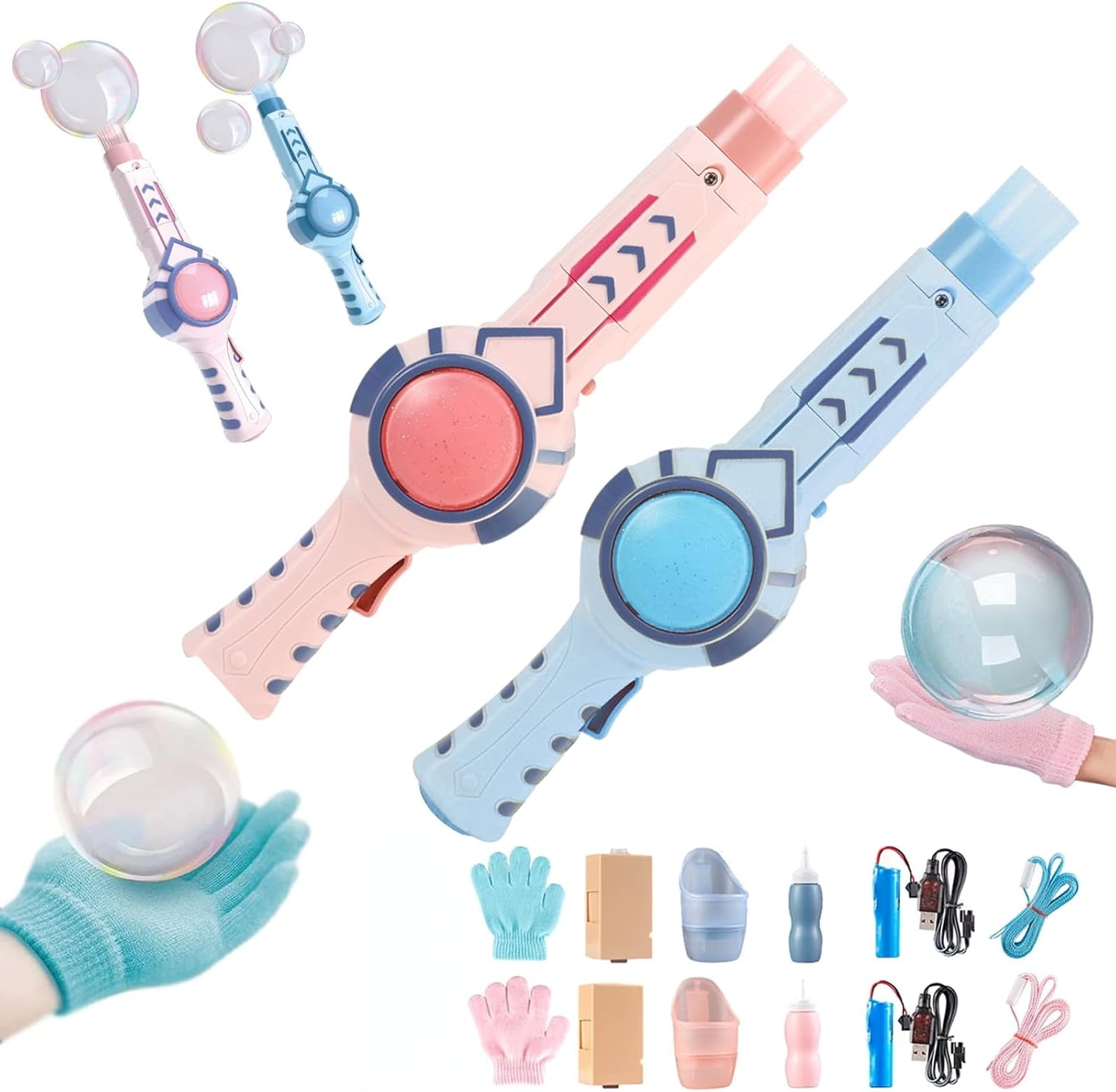 Elastic Bubble Fog Wand, Bubble Machine Elastic Bubble Fog, Automatic ...