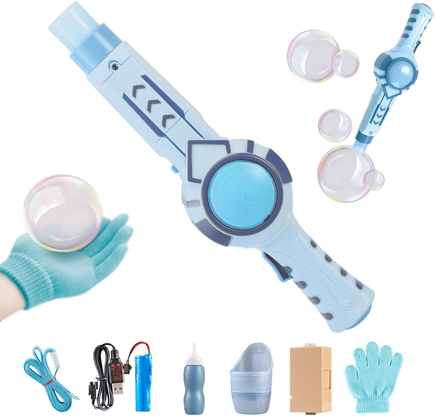 Elastic Bubble Fog Wand, Bubble Machine Elastic Bubble Fog, Automatic ...