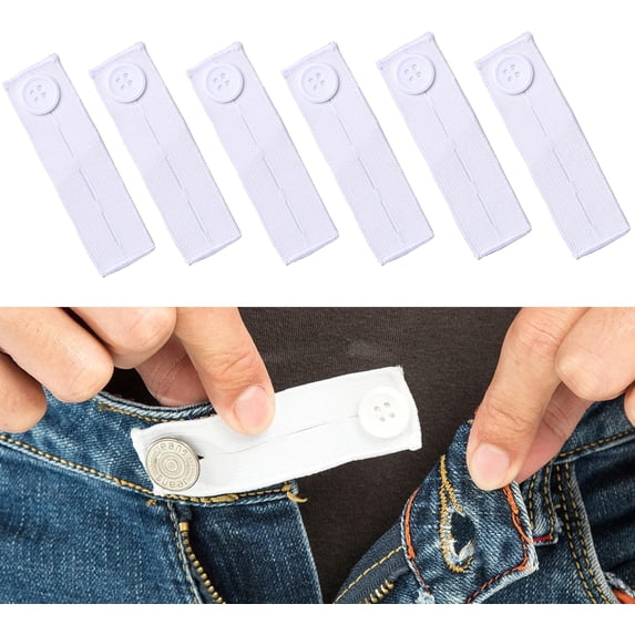Elastic Button Extenders for Men and Women, Extenders Adjustable for ...
