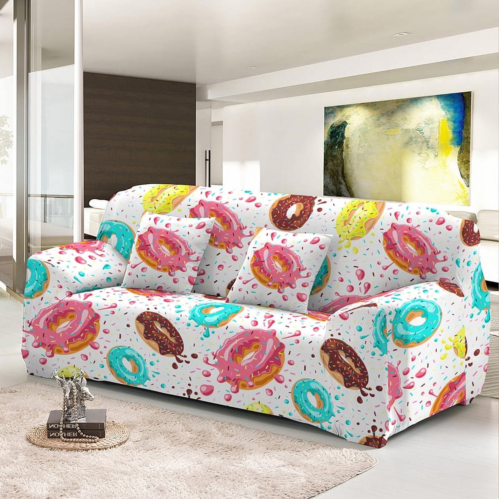 Elastic Cartoon Sofa Cover Stretch Tight Wrap All-inclusive Couch ...