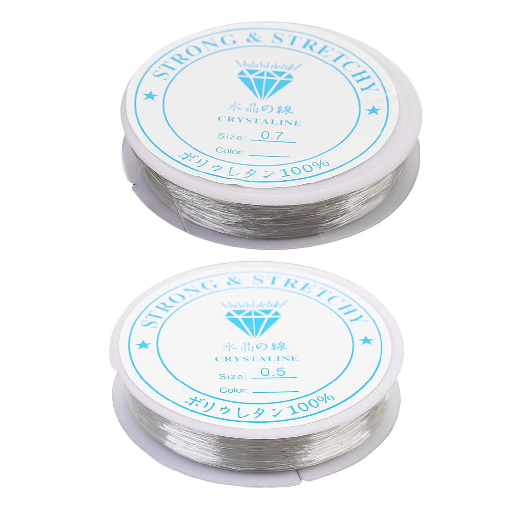 Elastic Clear Beading Thread Stretch Polyester String Cord for Jewelry ...