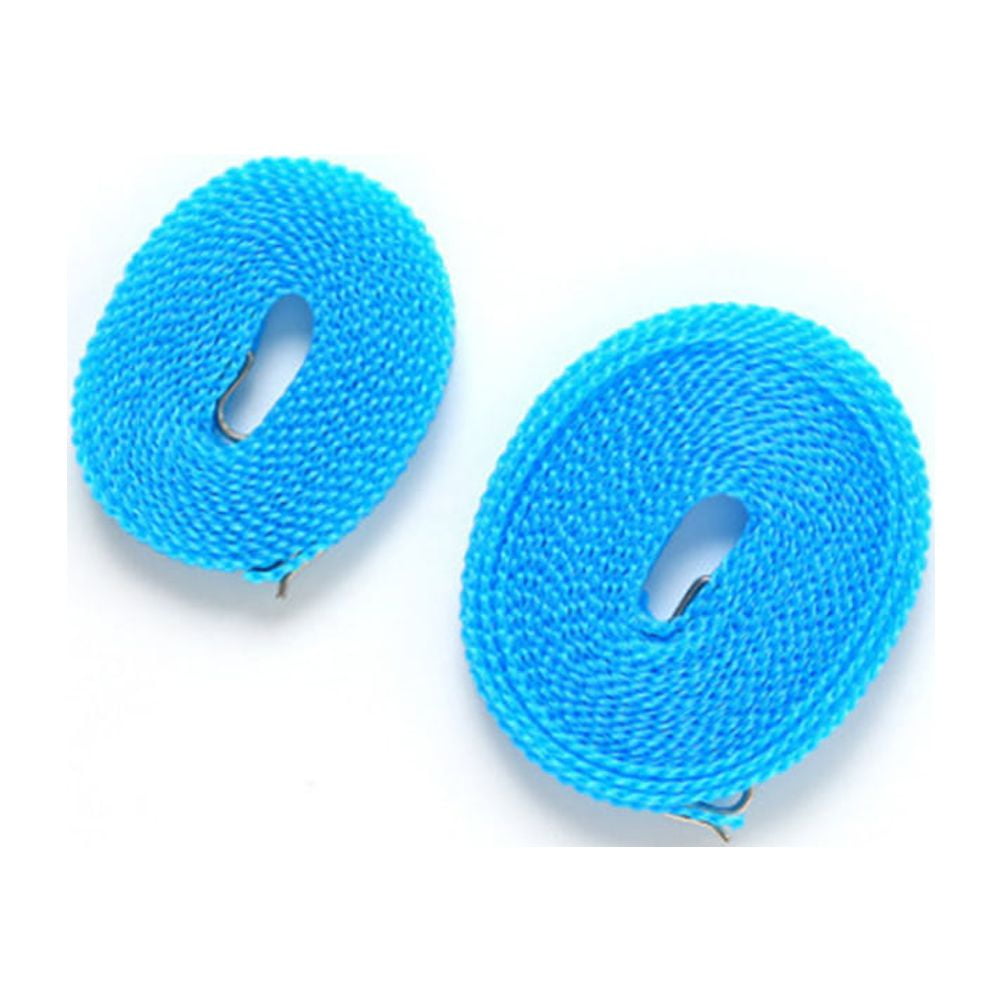 BESTYASH Outdoor Clothesline Portable Washing Line Sky-blue 1Set ...