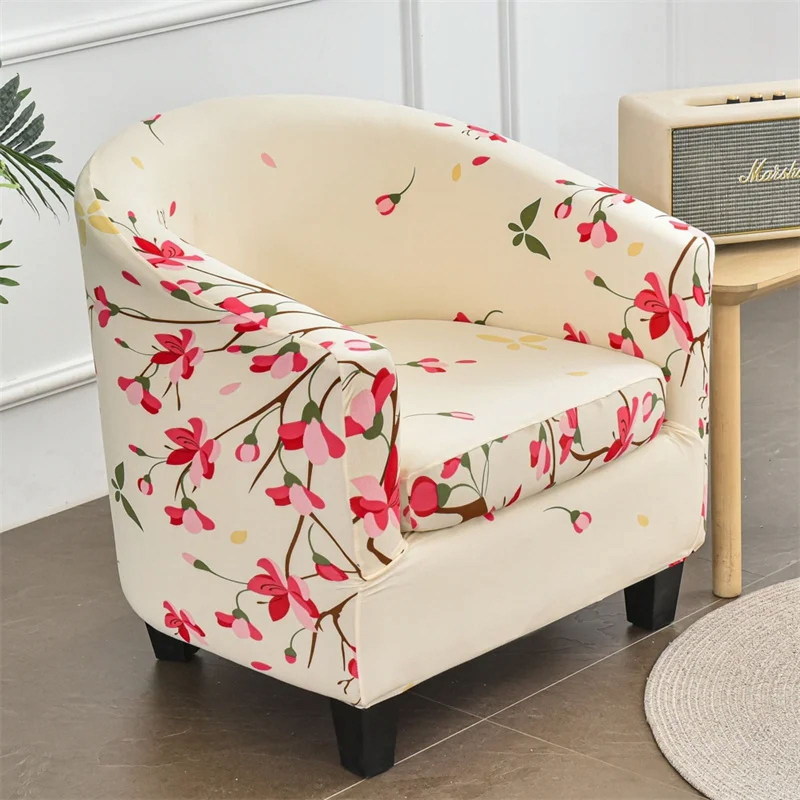 Elastic Club Sofa Cover Geometric Split Style Tub Chair Slipcover ...