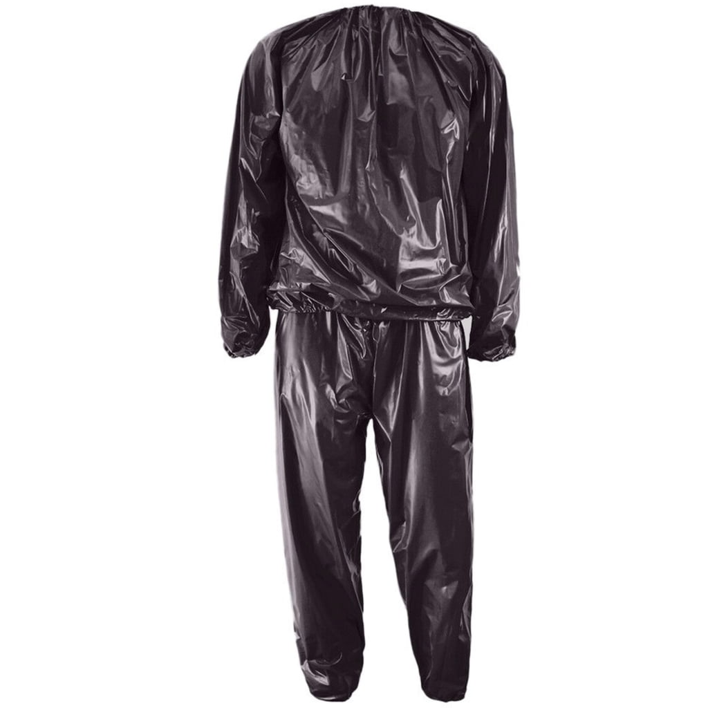 Elastic Collar Sauna Suit For Gym Running Promotes Fat Burning Sweat ...