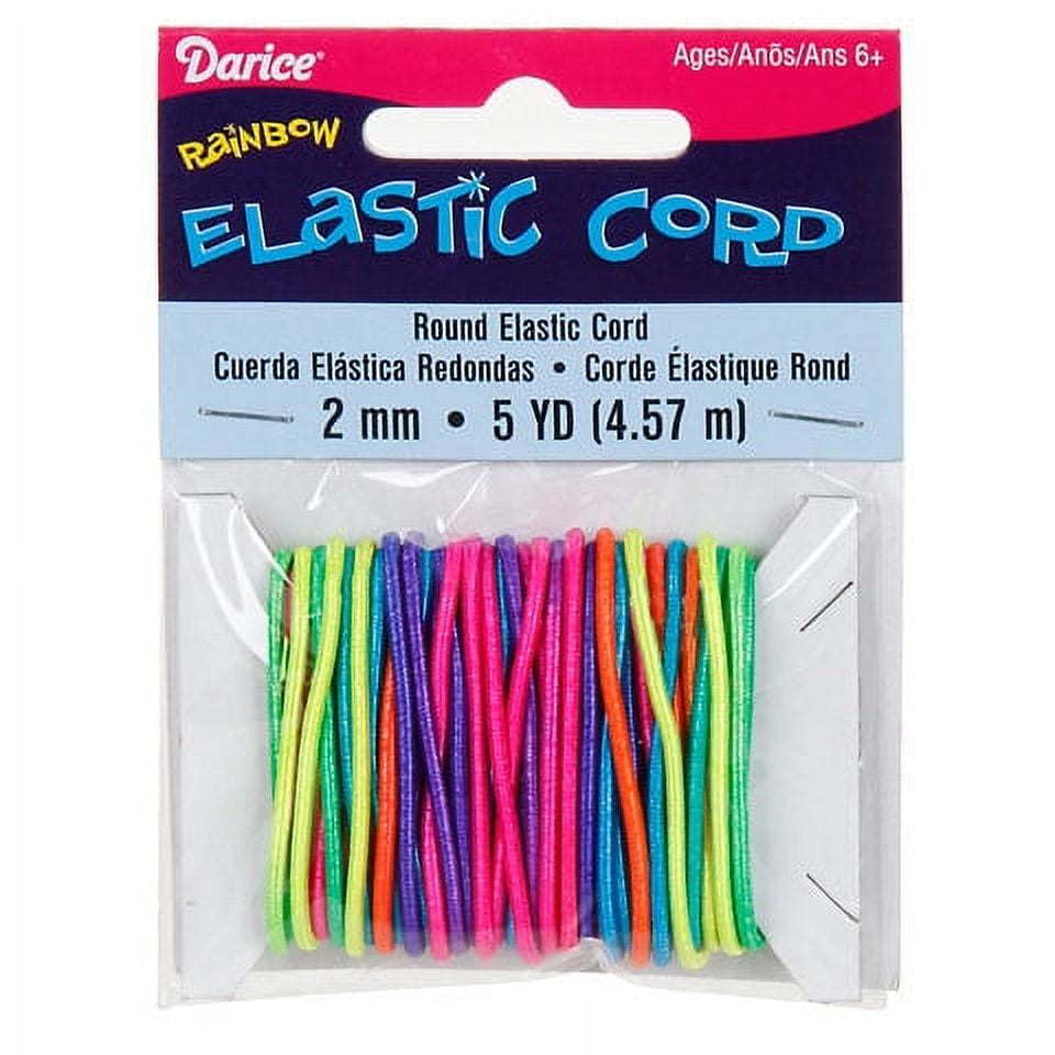 Elastic Cord Rainbow 45 Percent Nylon - Walmart.com