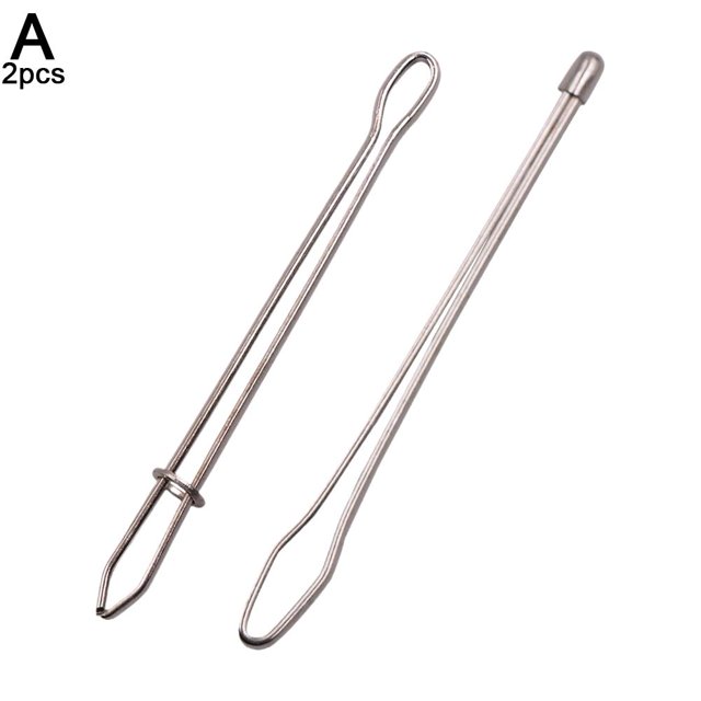 Elastic Cord Rope Threader Clips Tweezer Elastics Sewing DIY Tools O8H1 ...