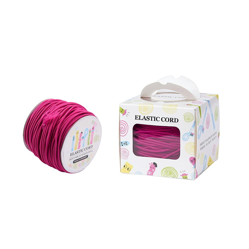 Elastic Cord with Nylon Outside and Rubber Inside Round Medium Violet ...