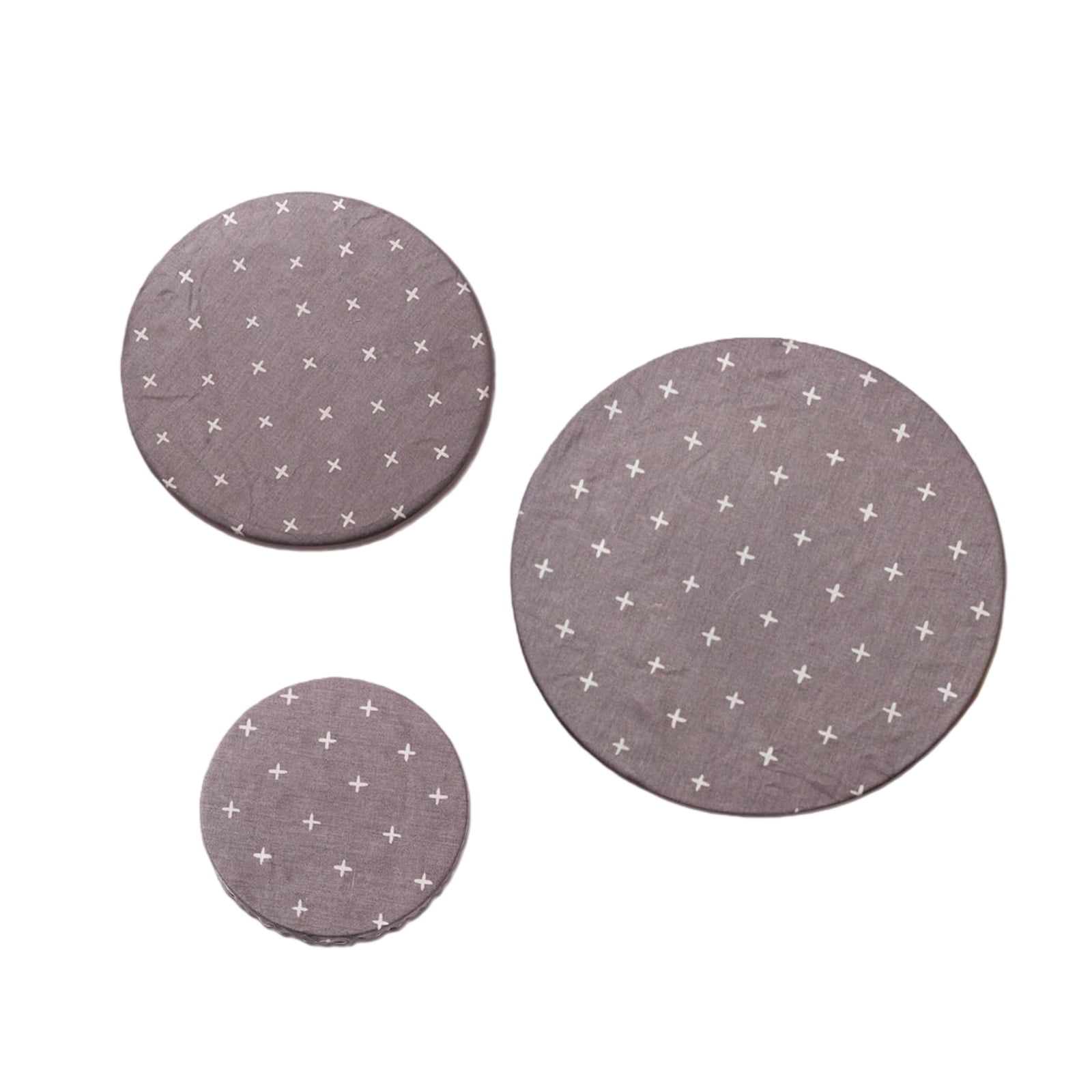 Elastic Cotton Bowl Covers 3Pack Recyclable Safe Storage Bowl Lid ...
