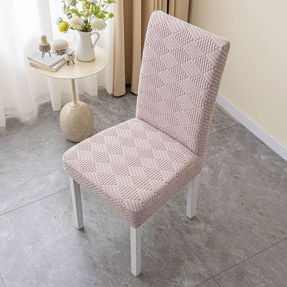 Elastic Dining Chair Cover Half Round | Universal Stretch Spandex ...