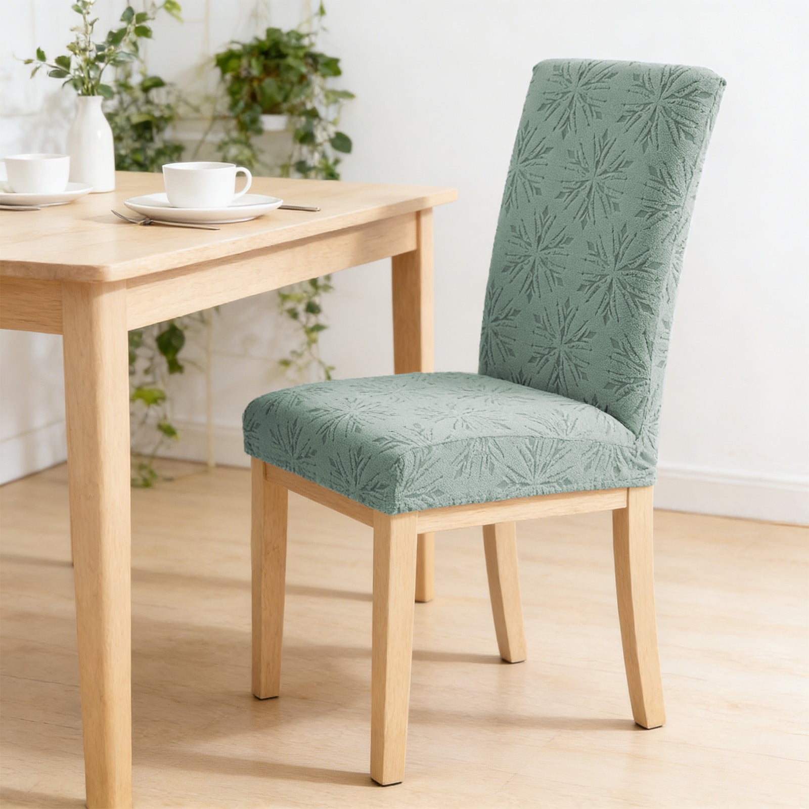 Elastic Dining Chair Cover, Removable and Washable Polyester, Machine ...