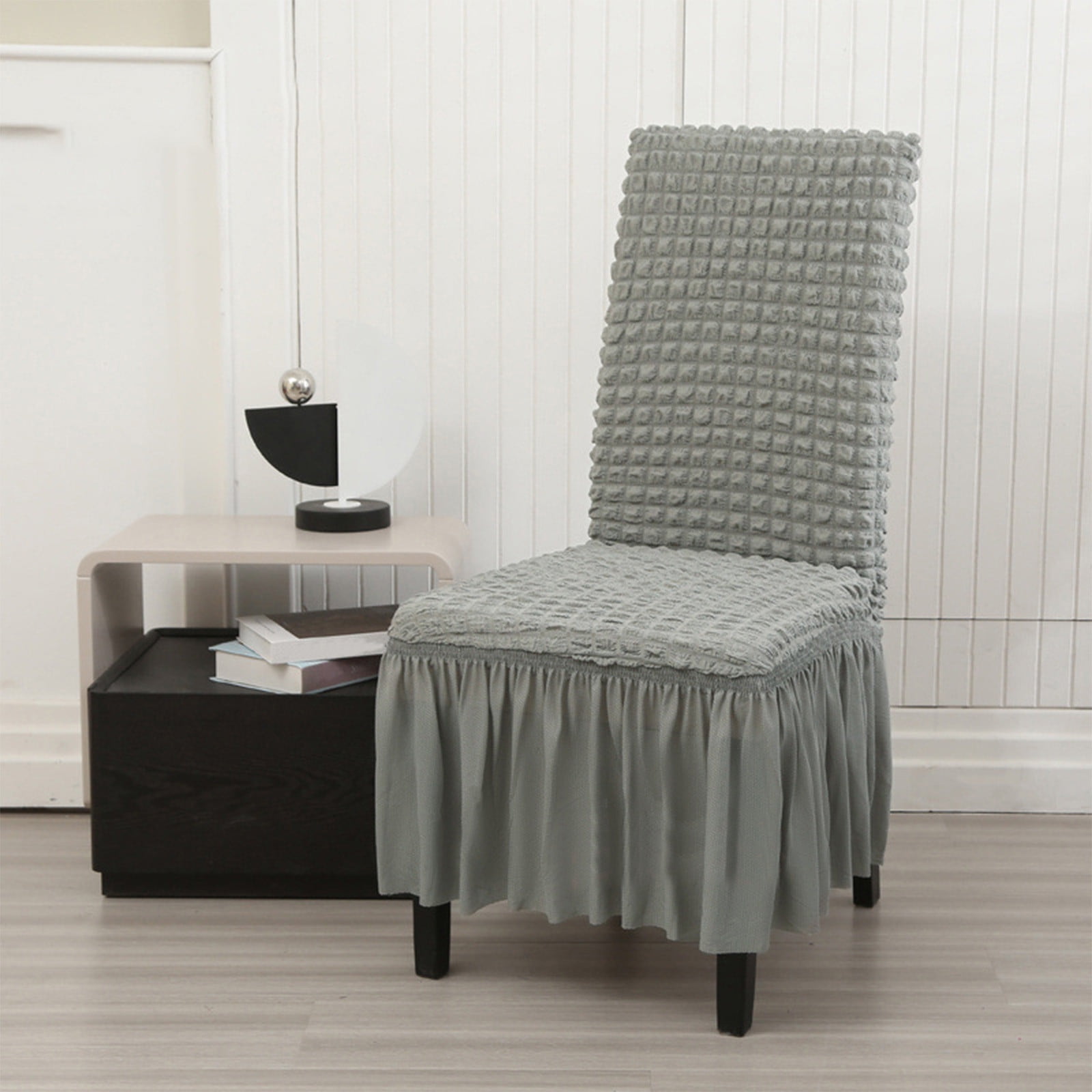 Elastic Dining Chair Covers, Full Enclosure Stretch Fabric Slipcovers ...