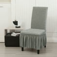 Elastic Dining Chair Covers, Full Enclosure Stretch Fabric Slipcovers ...