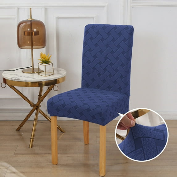 Elastic Dining Chair Covers with Jacquard Pattern, Dirt-Proof Stretch ...