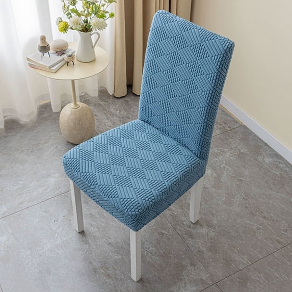 Elastic Dining Table Chair Cover Half Round Chair Protector - Stretchy ...