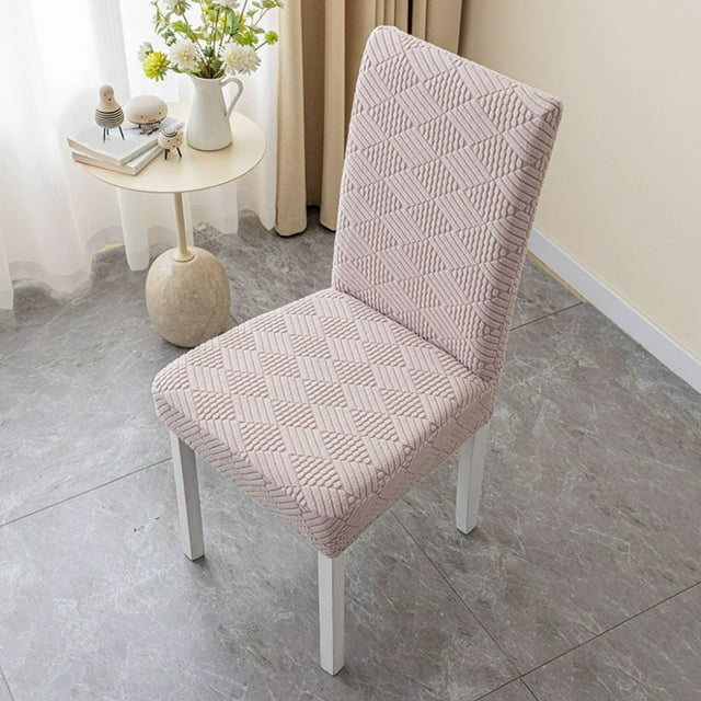Elastic Dining Table Chair Covers, Half Round Household Chair Cushion ...