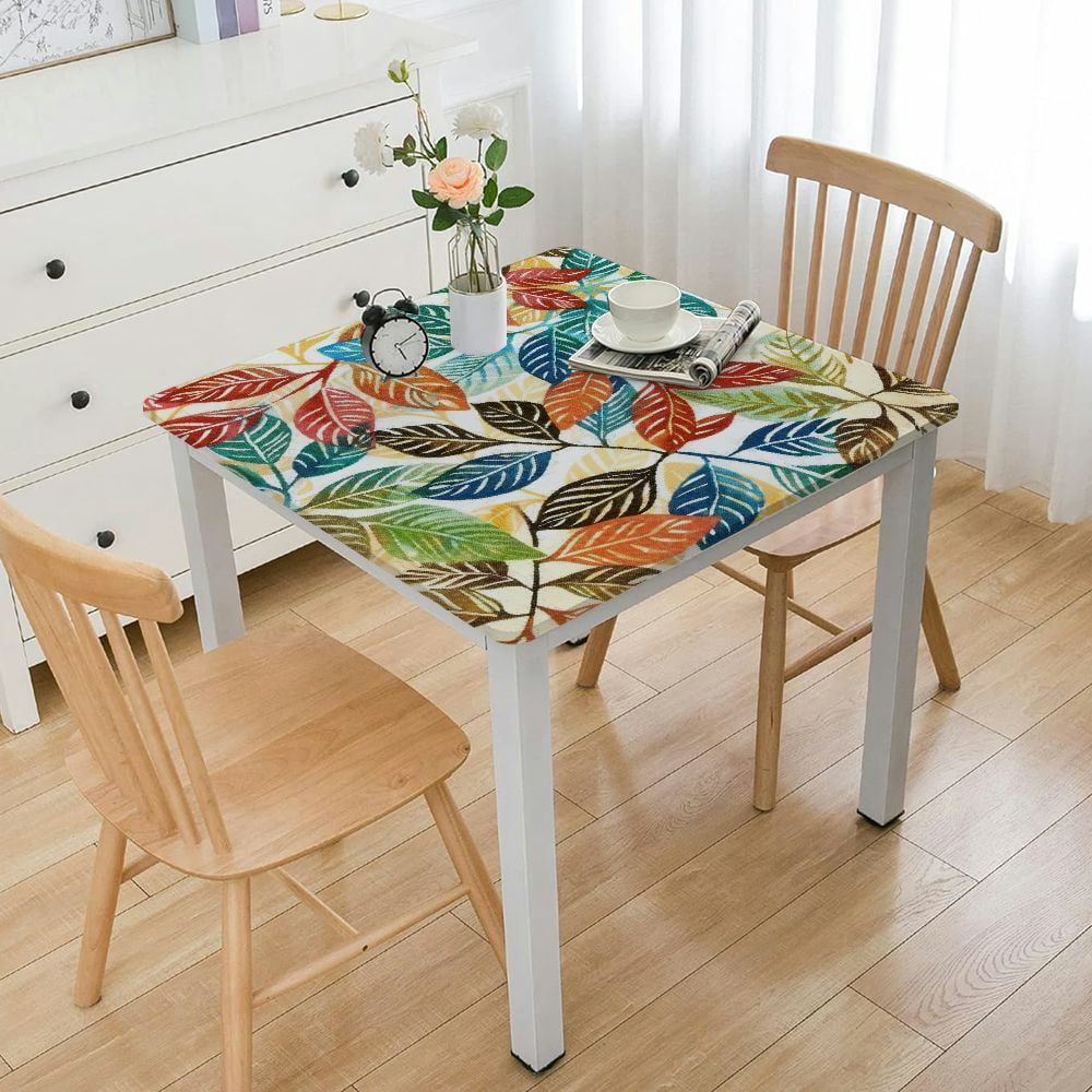 Elastic Edged Flannel Backed Vinyl Fitted Table Cover - Pattern - Fits ...