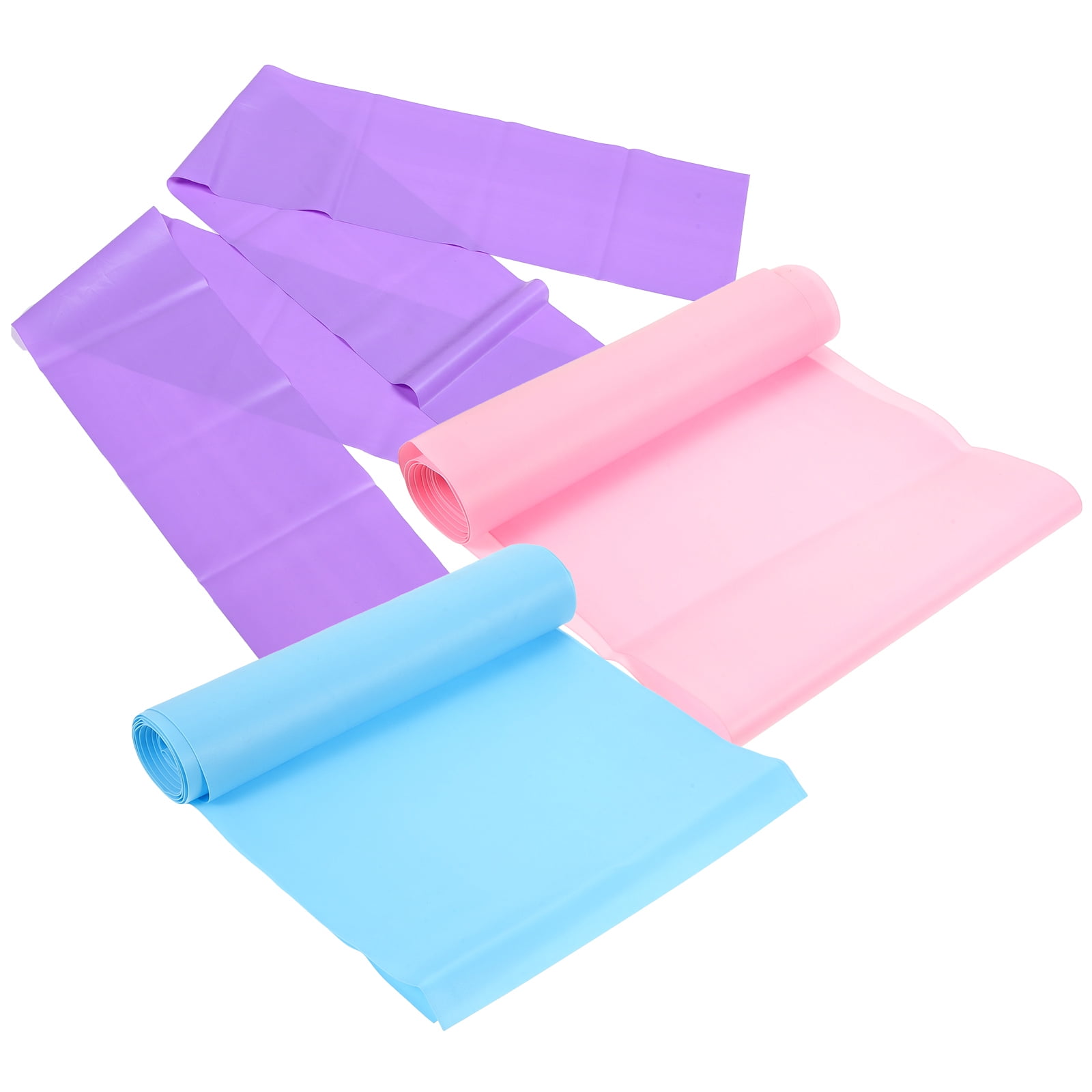 Elastic Exercise Bands Resistance Yoga Fitness Home Kit for Back to ...