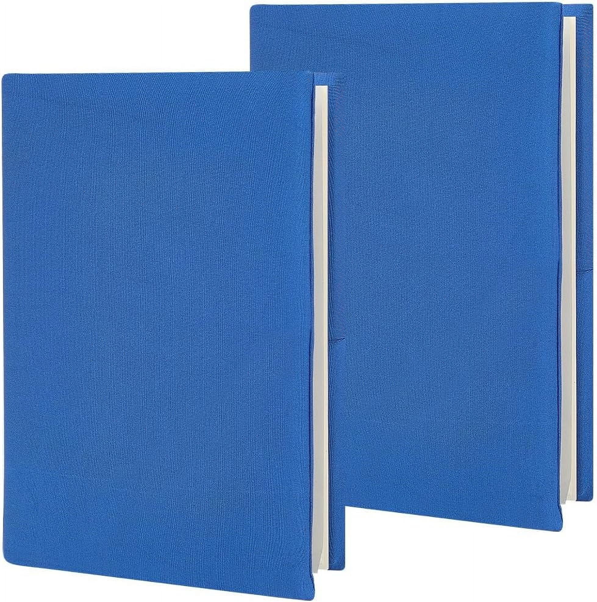 Elastic Fabric Book Covers Elastic Notebook Wraps Rectangle Marine Blue ...