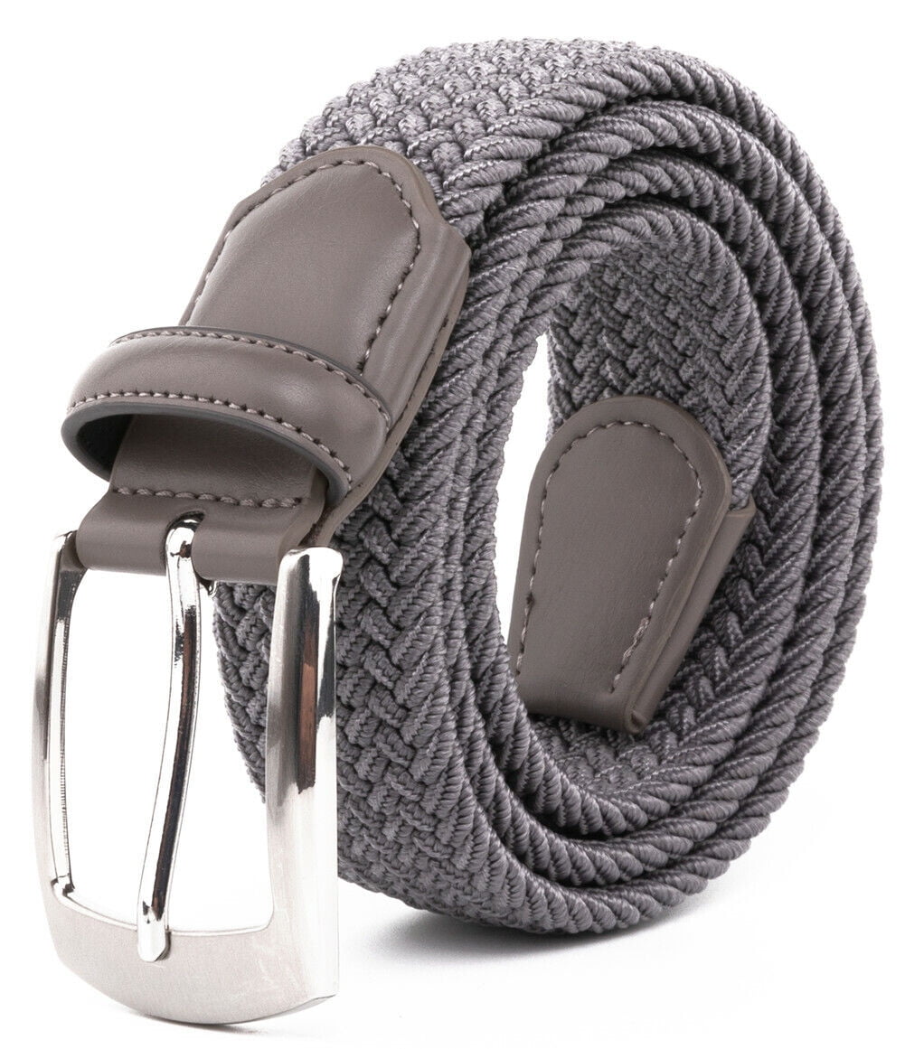 Fabio Valenti Elastic Braided Belt, Stretch Woven Belt with Adjustable ...