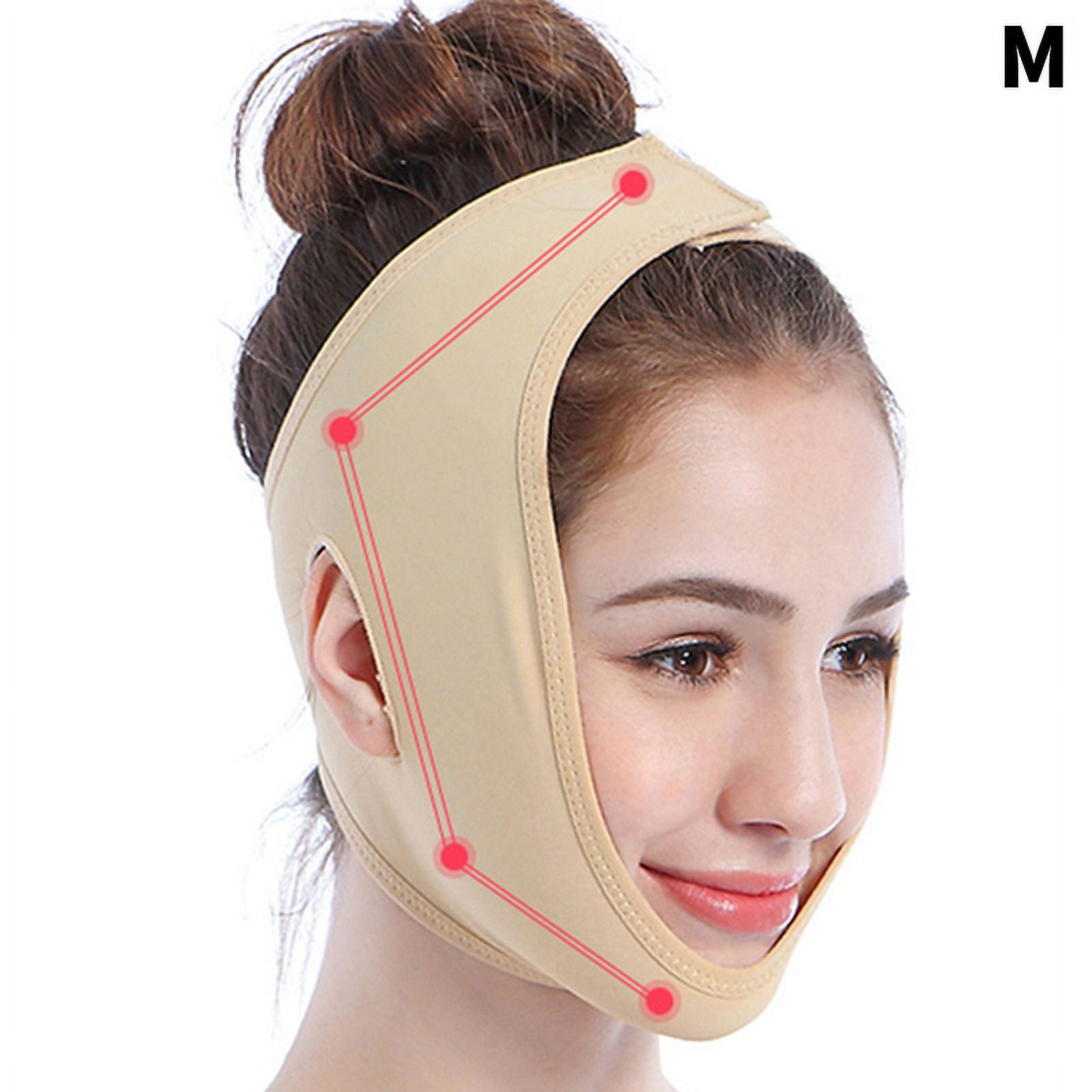 Elastic Face Slimming Bandage V Line Face Shaper Women Chin Cheek Lift ...