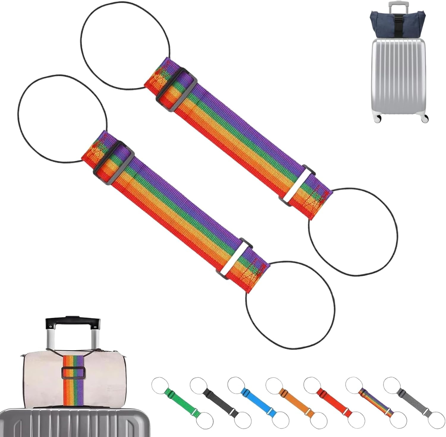 Elastic Fastening Belt for Luggage,Multi Use Strong Adjustable Luggage ...