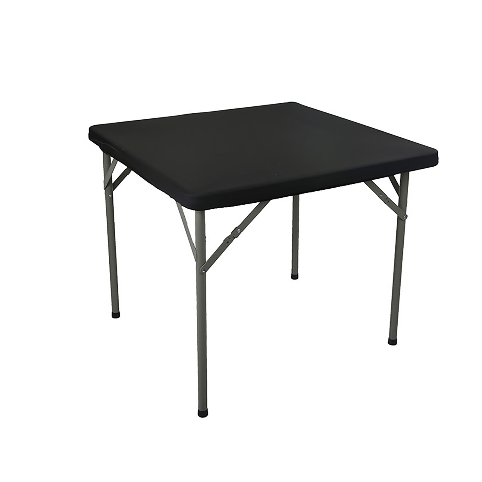 Elastic Fitted Square Tablecloth Polyester Table Cover for Kitchen ...