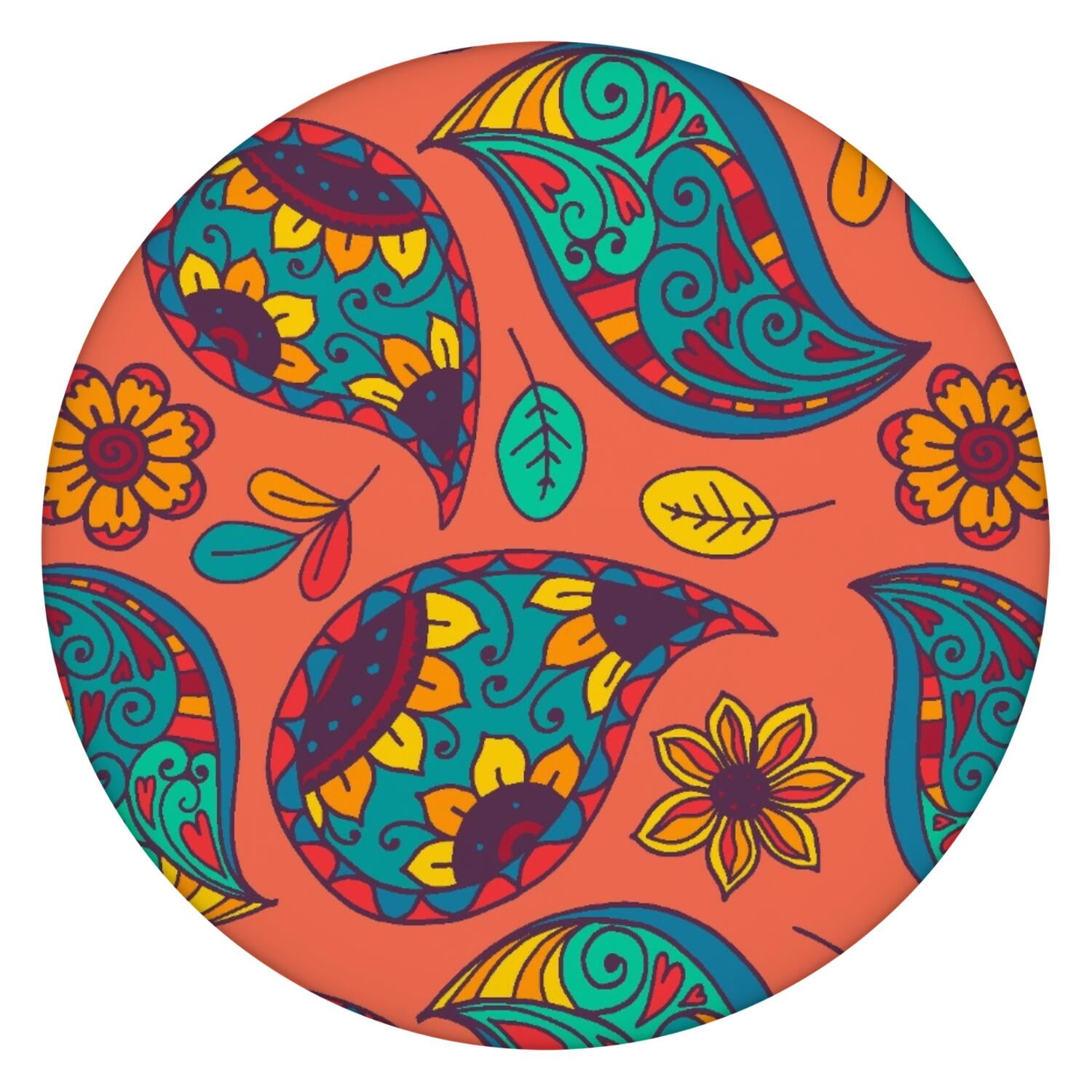 Elastic Fitted Tablecloth for 45 to 52 Inch Round Table, Waterproof ...