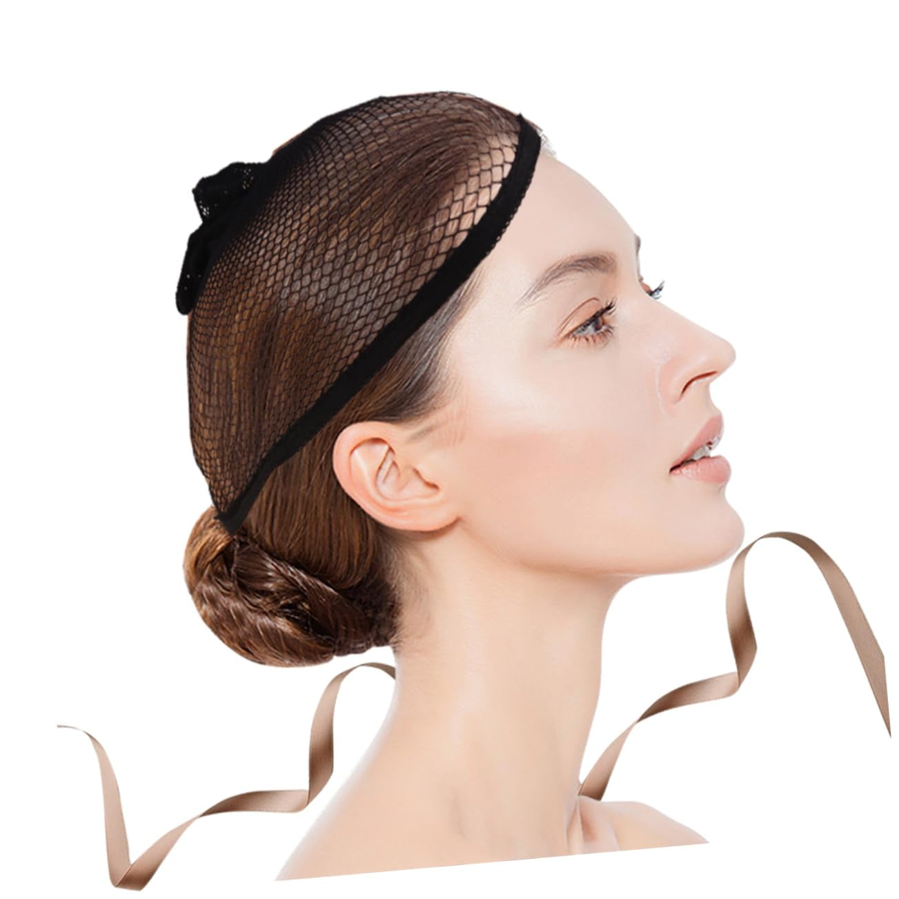 Elastic Hair Bonnets 2 Pack Wig Caps for Women Soft Mesh Wig Hair Nets ...