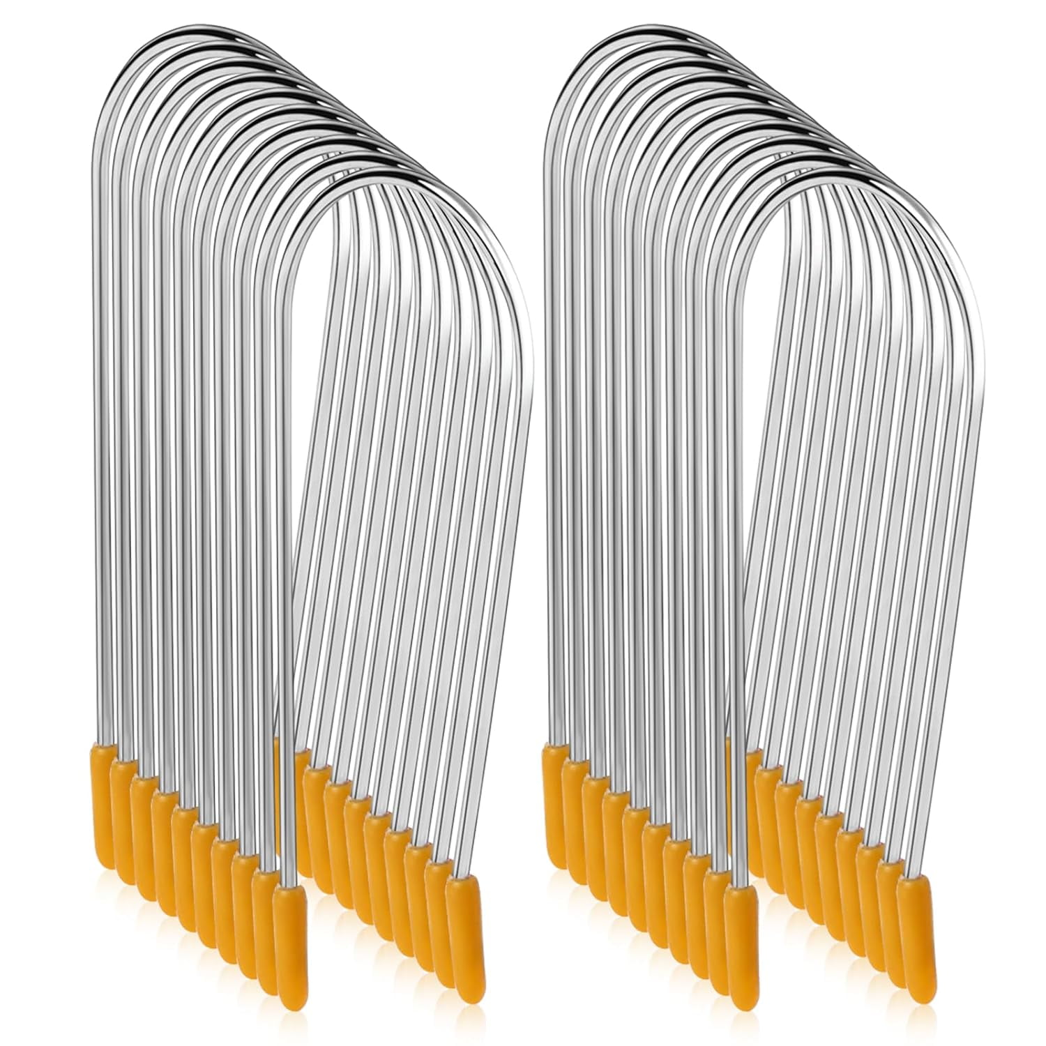 Elastic Hair Roller Clips, 20 Pieces Stainless Steel Hot Curler Clip ...