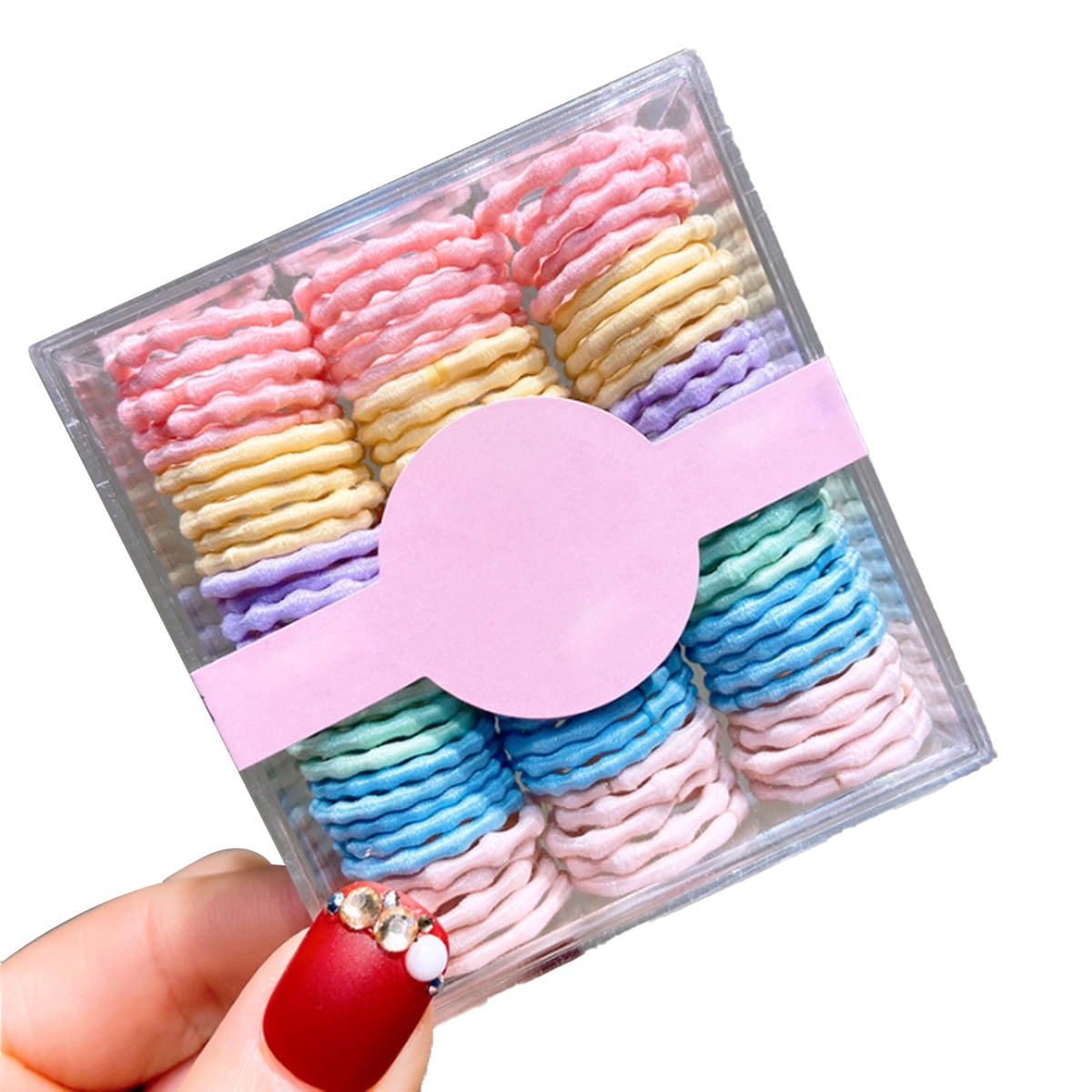 Elastic Hair Ties In Brights and Pastels - Perfect for Fine, Curly Hair ...