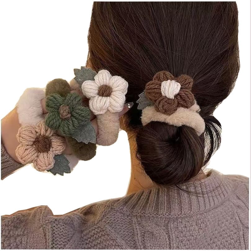 Elastic Hair Ties No Damage Rubber Bands for Hair Accessories for Women ...