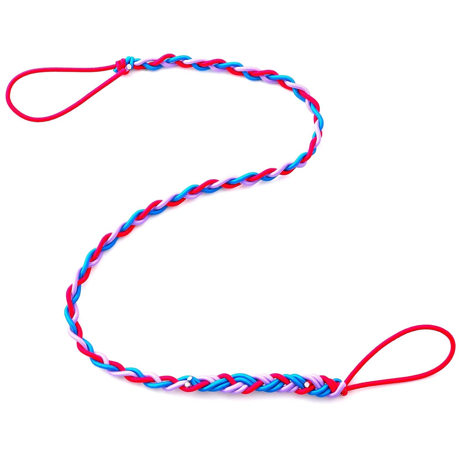 Elastic Hair Ties for Beach Sports 4 Packs No Tangle Spiral Ties Damage ...
