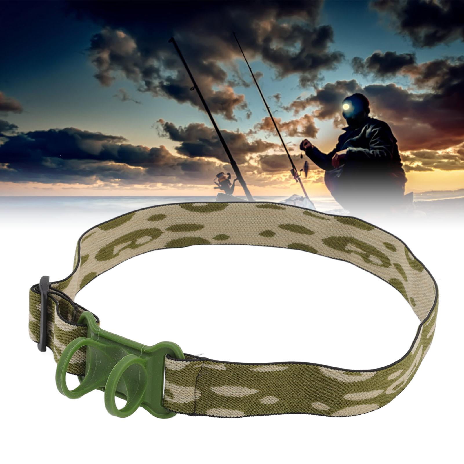 Elastic Headlamp Strap Adjustable Headlight Band Outdoor Riding ...