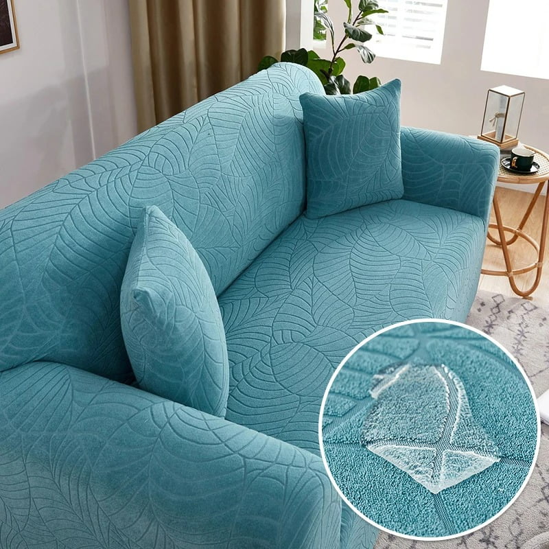 Elastic Jacquard Sofa Cover for Living Room, Stretch Slipcovers, Corner ...