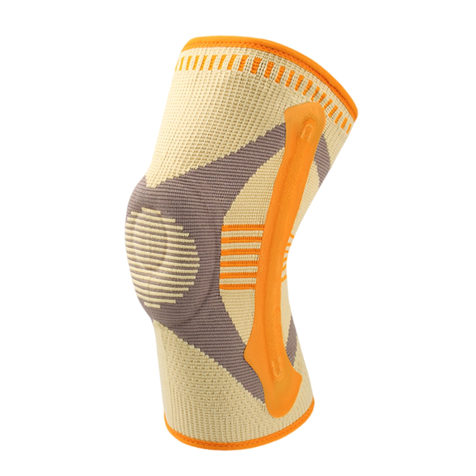 Elastic Knit Knee Brace with Spring Stabilizers Patella Knee Support ...