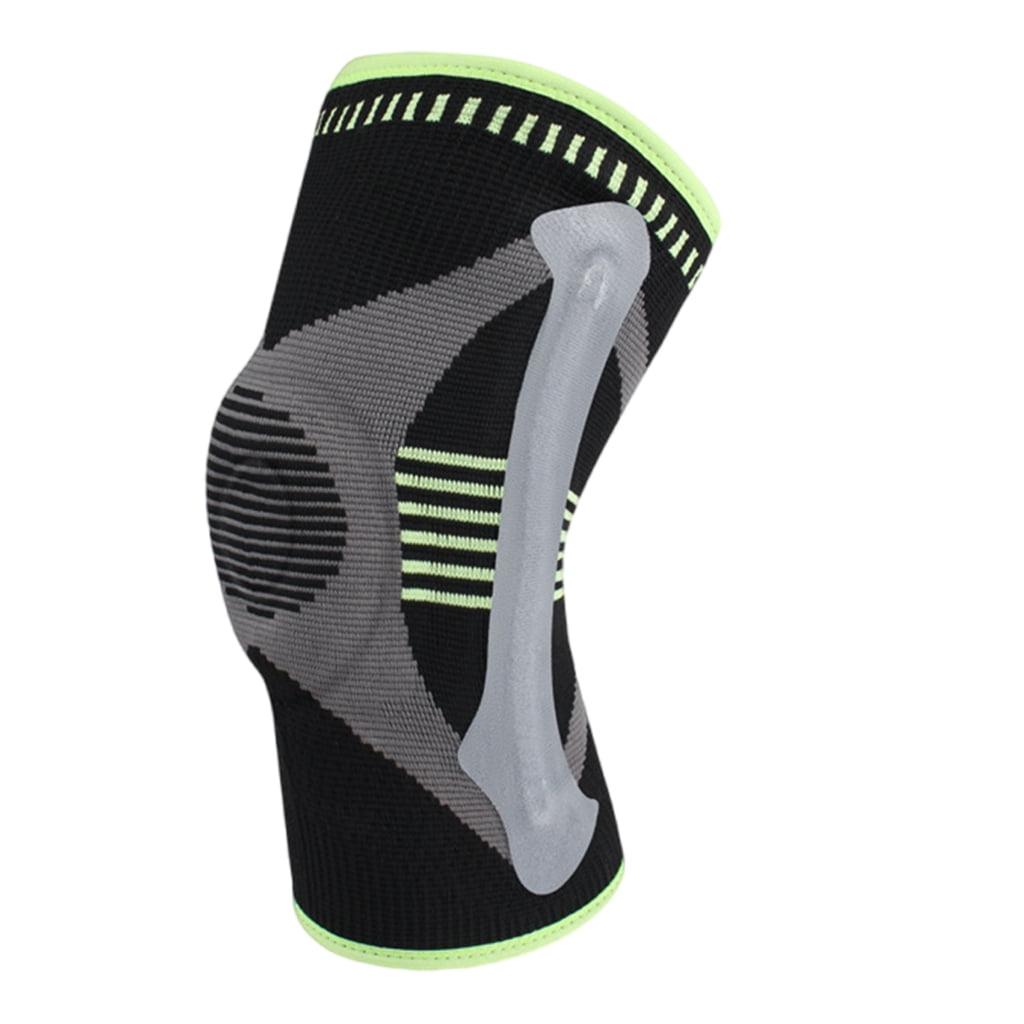 Elastic Knit Knee Sleeve Shockproof Patella Knee Brace with Spring ...