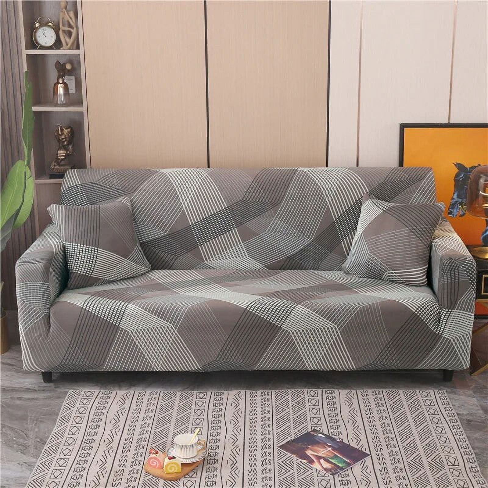 Elastic Lazy Sofa Cover Full Cover Non Slip Mesh Red Sofa Cover Sofa ...