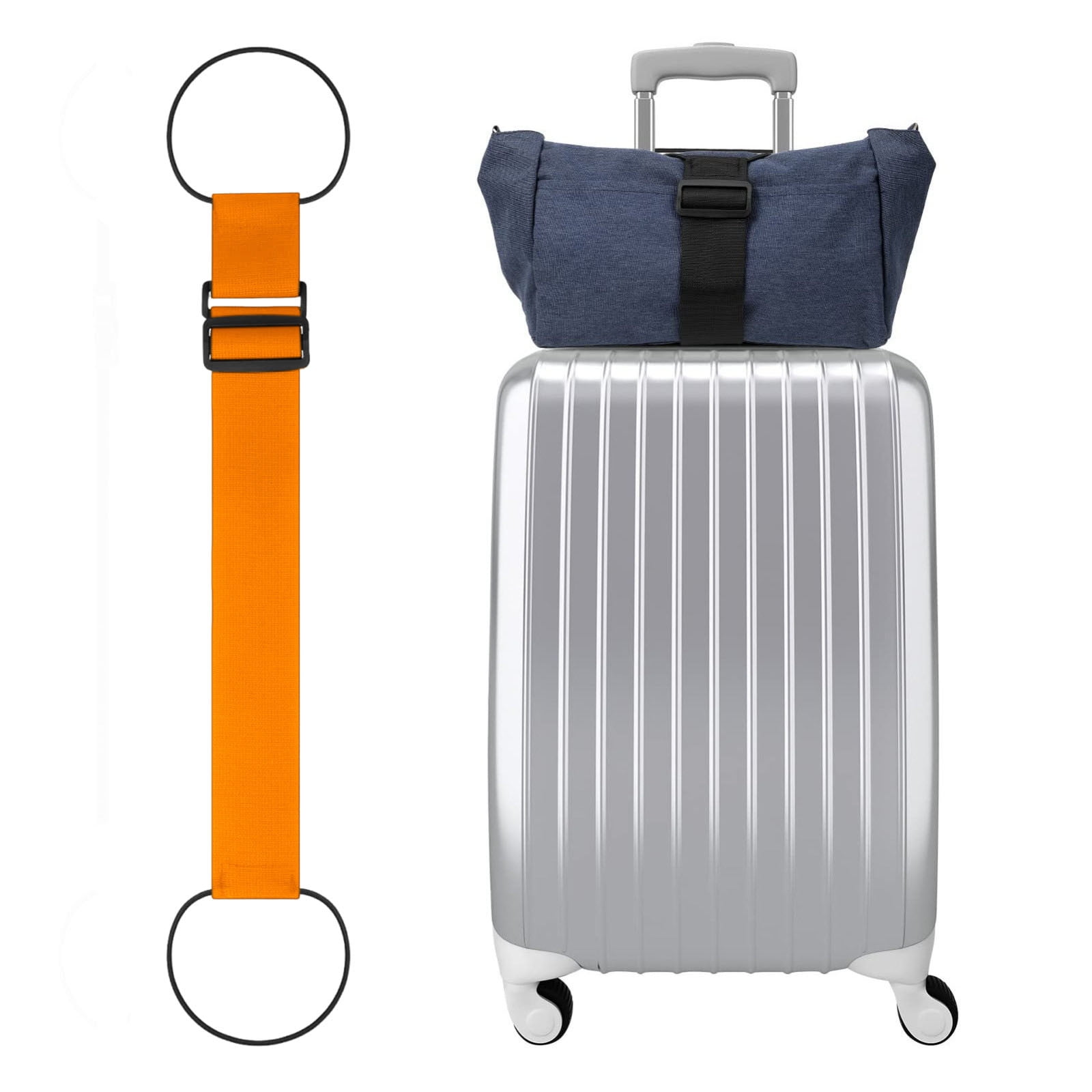 Elastic Luggage Binding Strap, Travel Bag Packing Strap, Durable Rubber ...