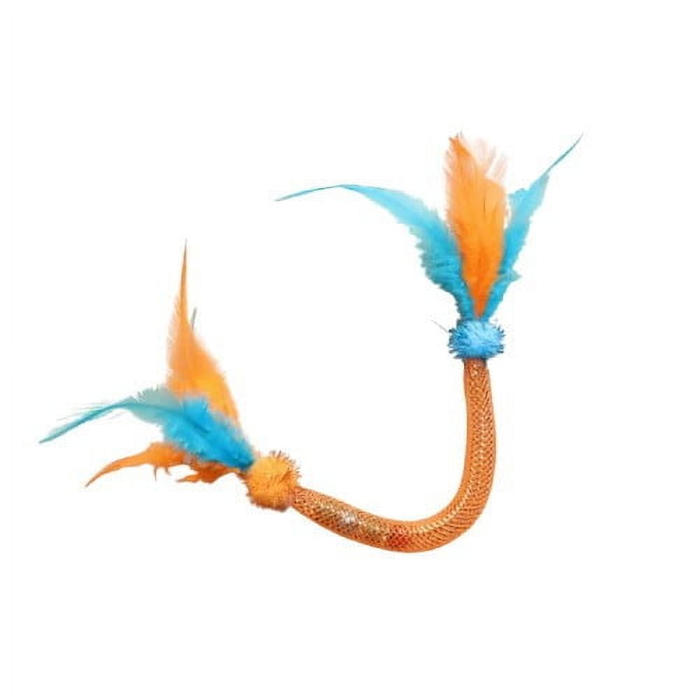 Elastic Mesh Self-Stimulating Cat Toy, Chewable Interactive Pet Toy for ...