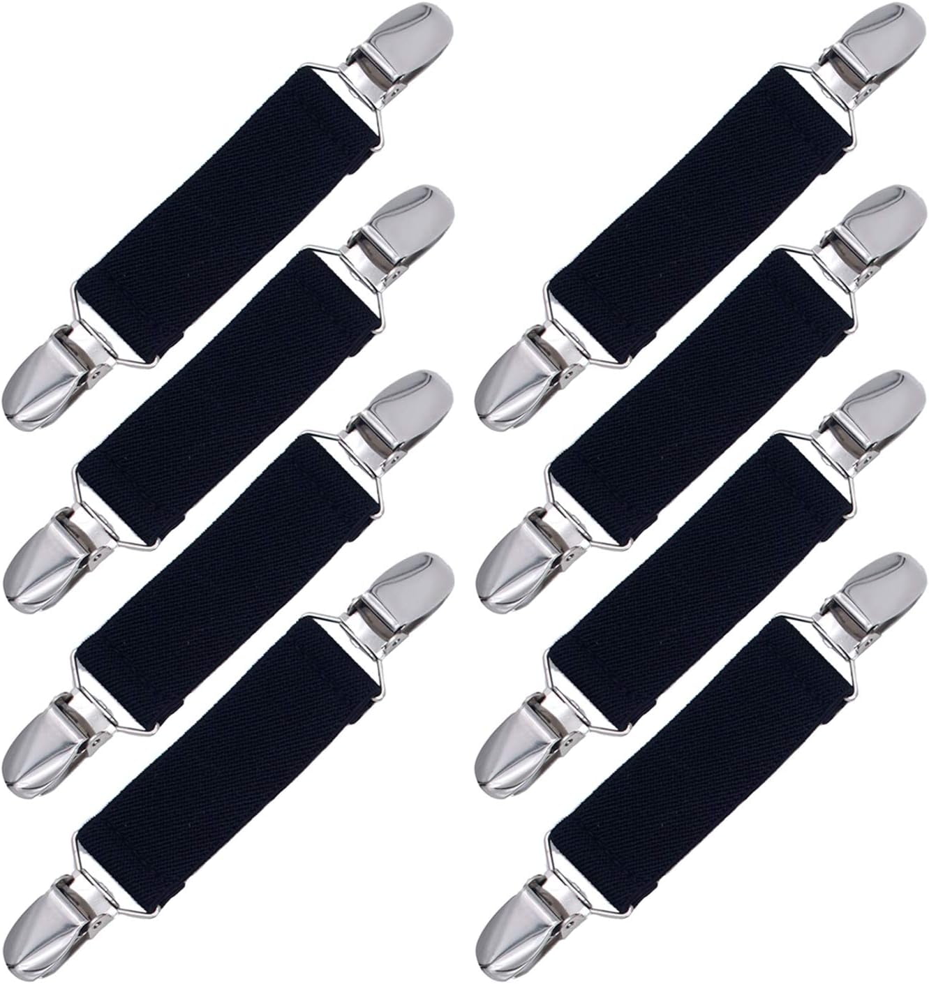 Elastic Mitten Clips Toddler Mitten and Glove Clips Stainless Steel ...